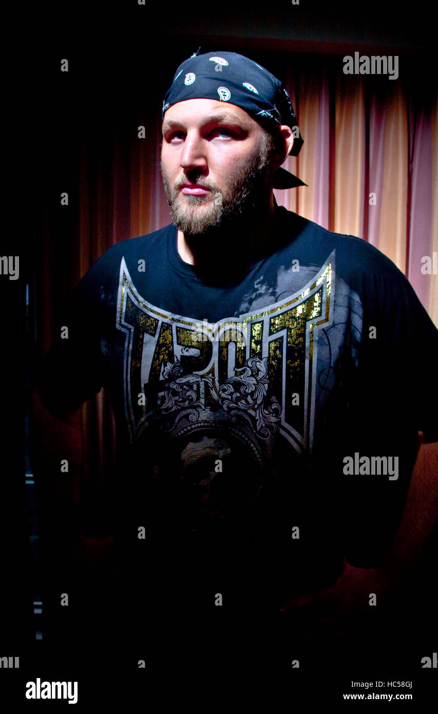 UFC fighter Ben Rothwell in Los Angeles, California on October 21, 2009 ...