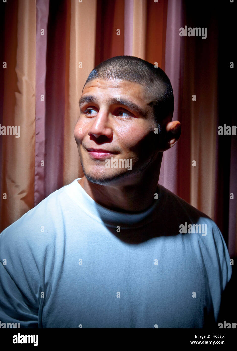 UFC fighter Joe Stevenson in Los Angeles, California on October 21 ...