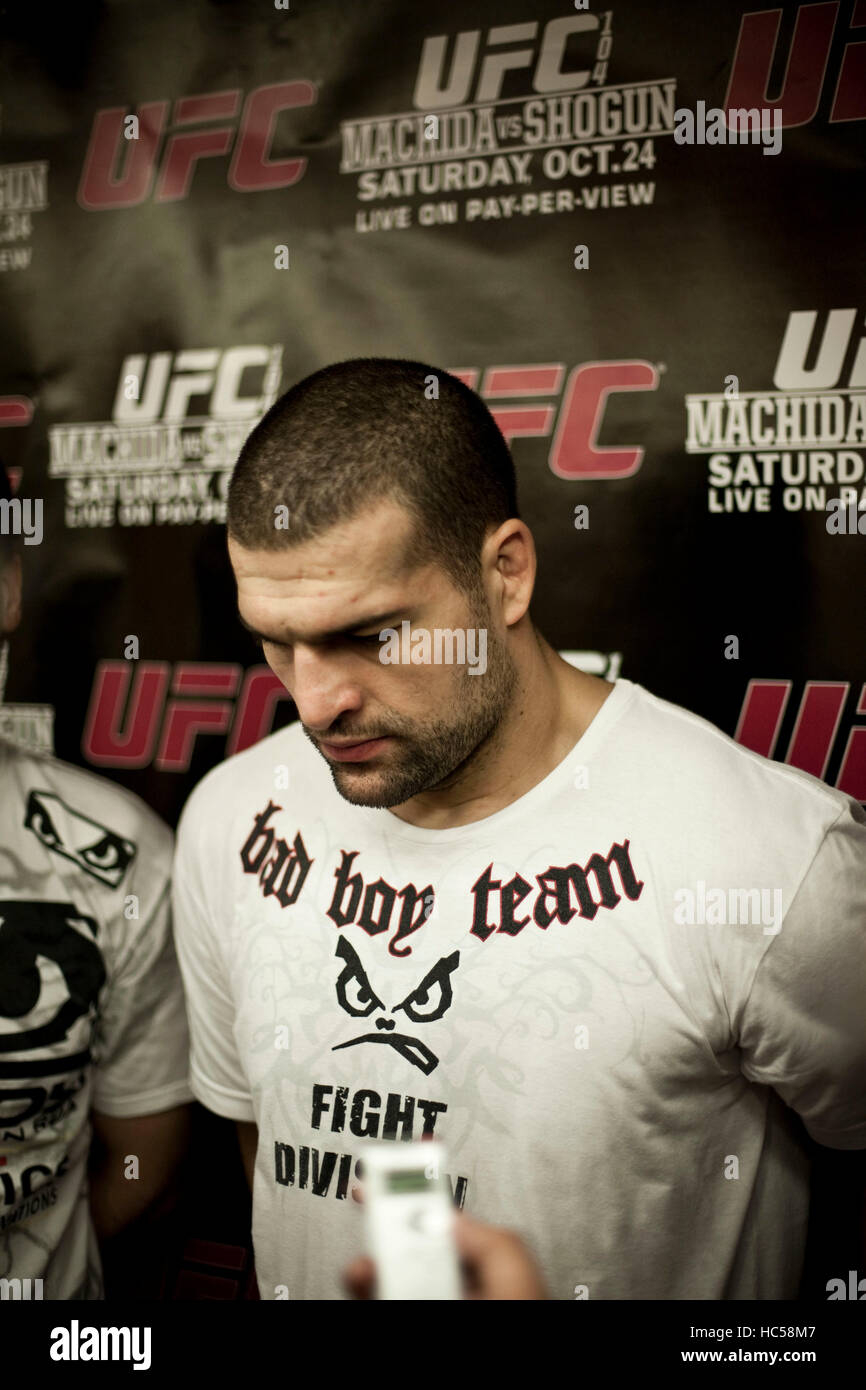 UFC fighter Mauricio "Shogun" Rua in Los Angeles, California on October ...