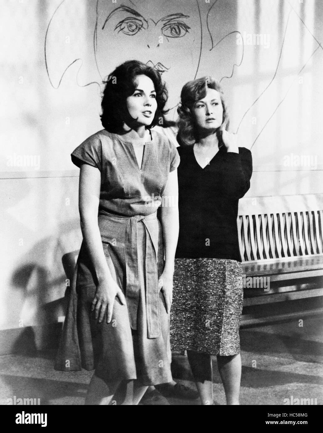 SHOCK CORRIDOR, Rachel Romen, (left), 1963 Stock Photo - Alamy