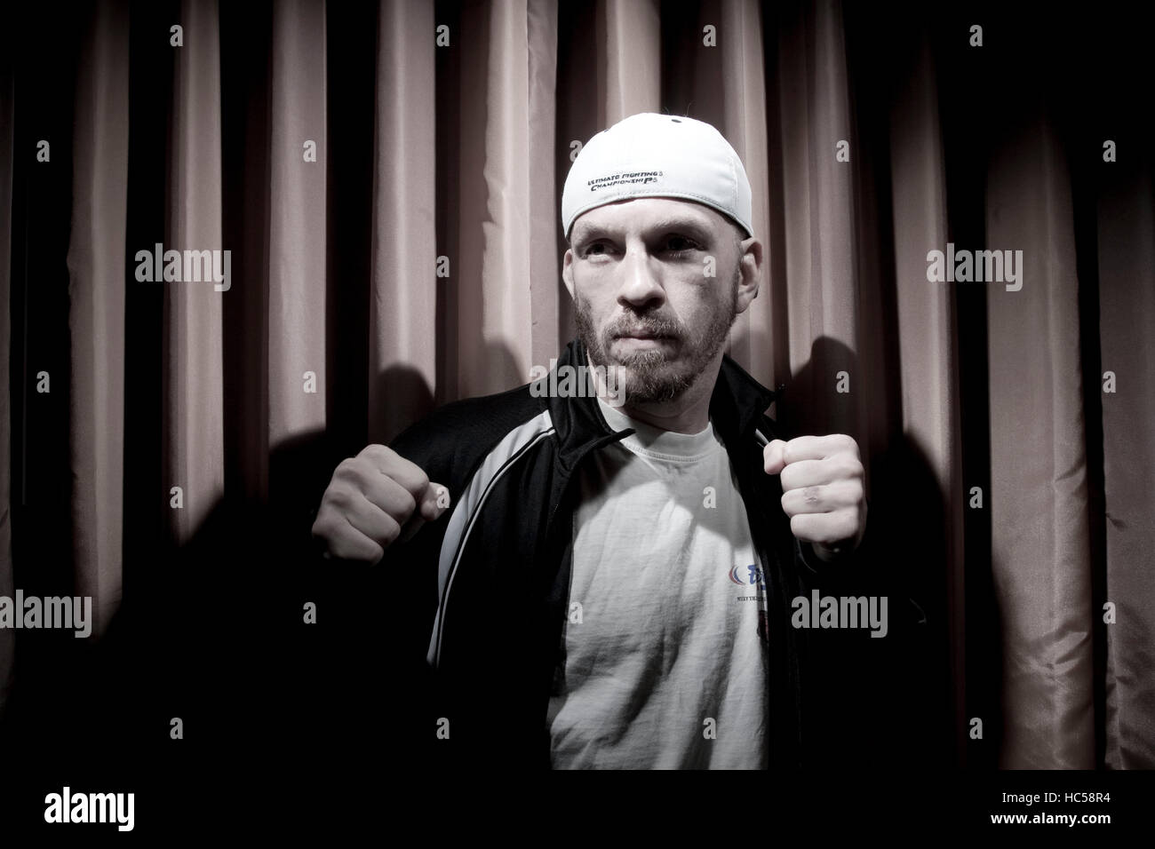 UFC fighter Spencer Fisher in Los Angeles, California on October 21 ...