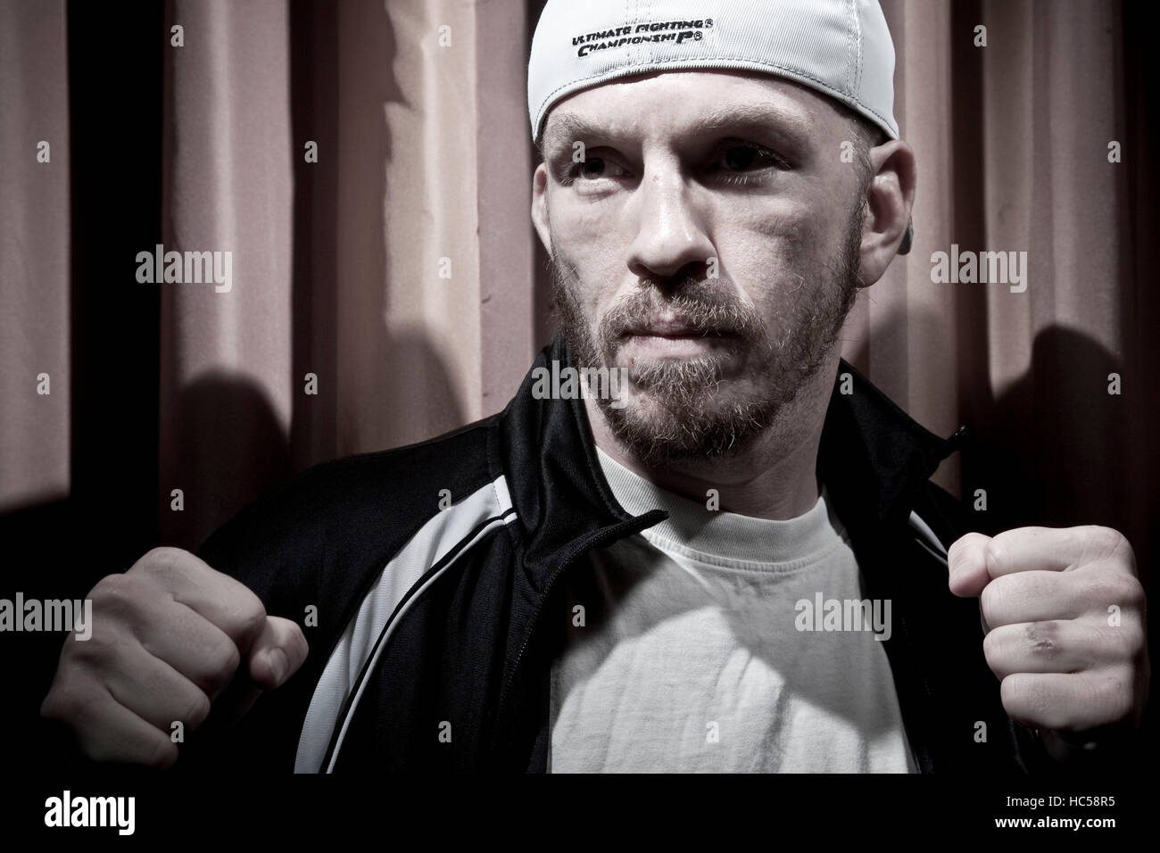 UFC fighter Spencer Fisher in Los Angeles, California on October 21 ...