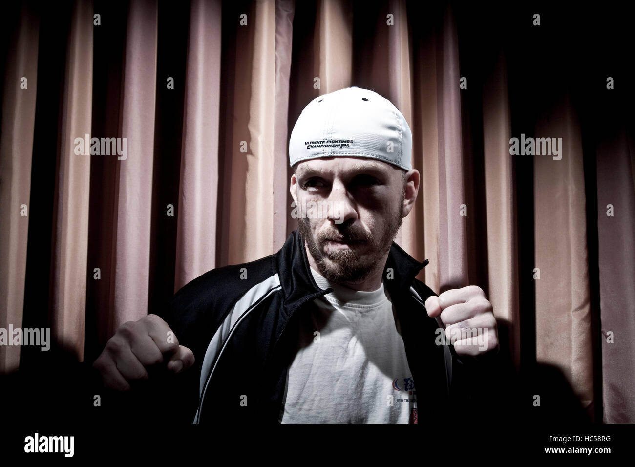 UFC fighter Spencer Fisher in Los Angeles, California on October 21 ...