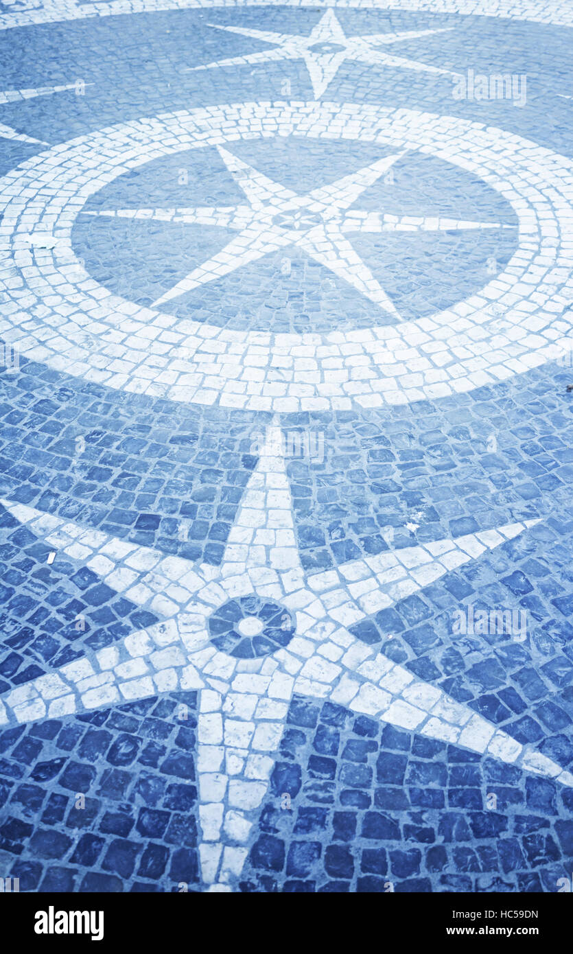 Floors with stars and stones, construction and architecture Stock Photo ...