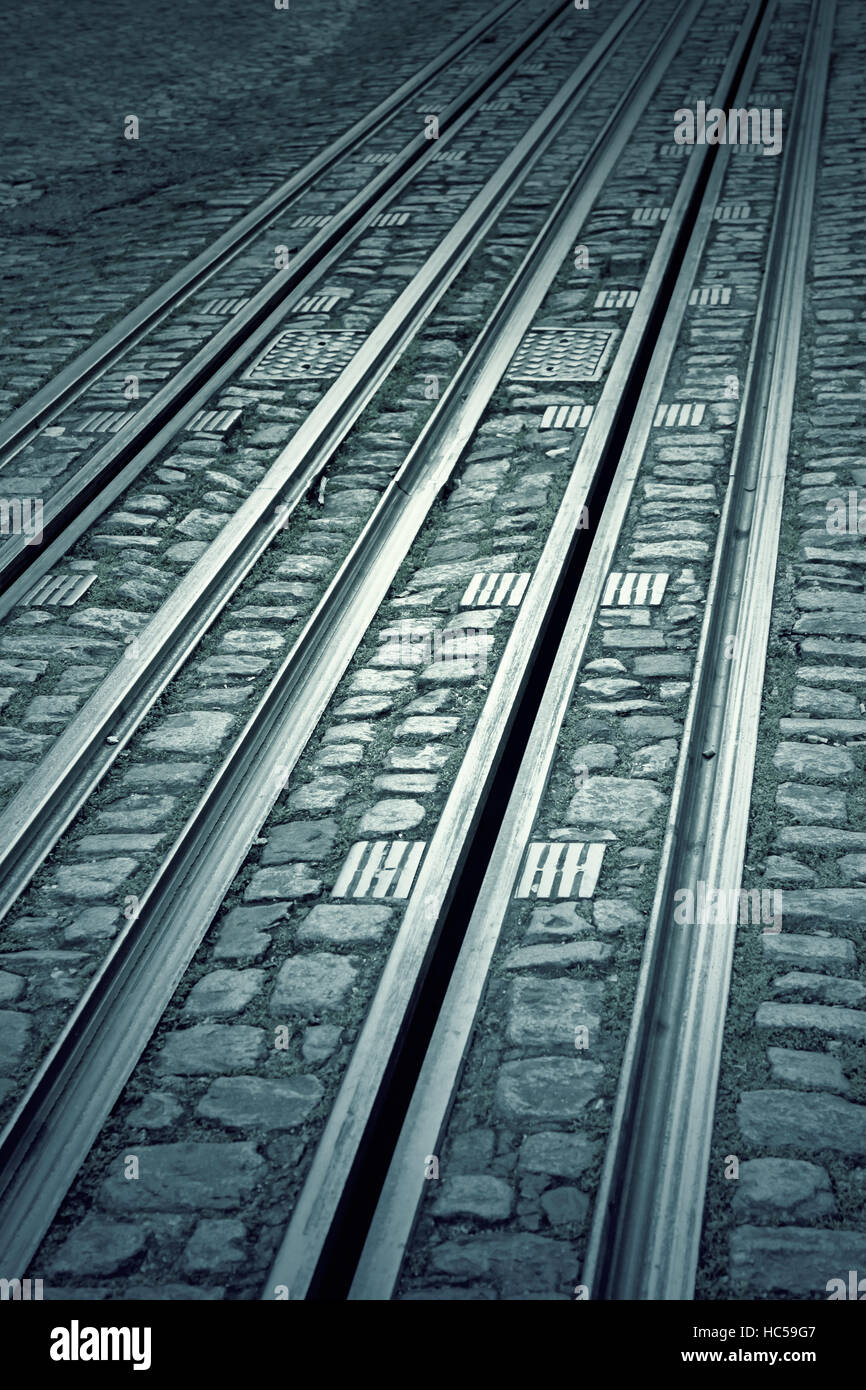 Construction railway line tram rails hi-res stock photography and ...