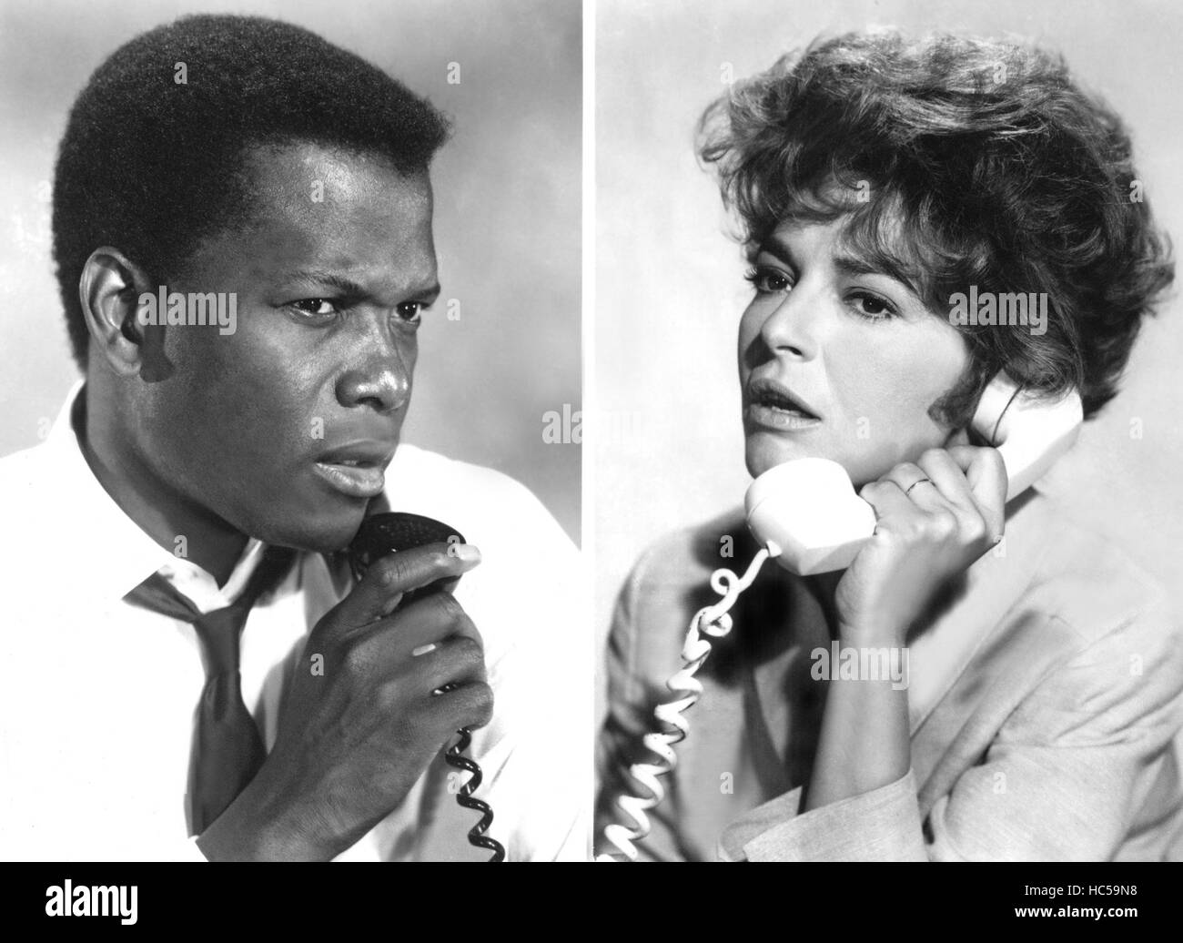 THE SLENDER THREAD, Sidney Poitier, Anne Bancroft, 1965 Stock Photo - Alamy