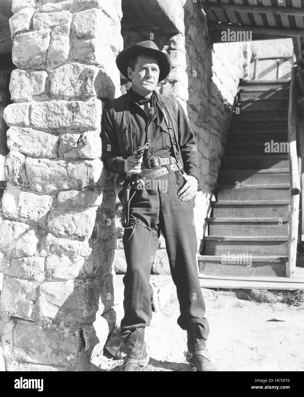 SLAUGHTER TRAIL, Gig Young, 1951 Stock Photo - Alamy