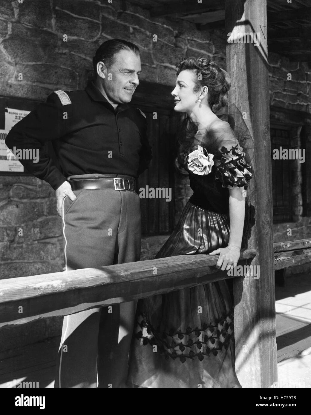 SLAUGHTER TRAIL, from left, Brian Donlevy, Virginia Grey, 1951 Stock ...