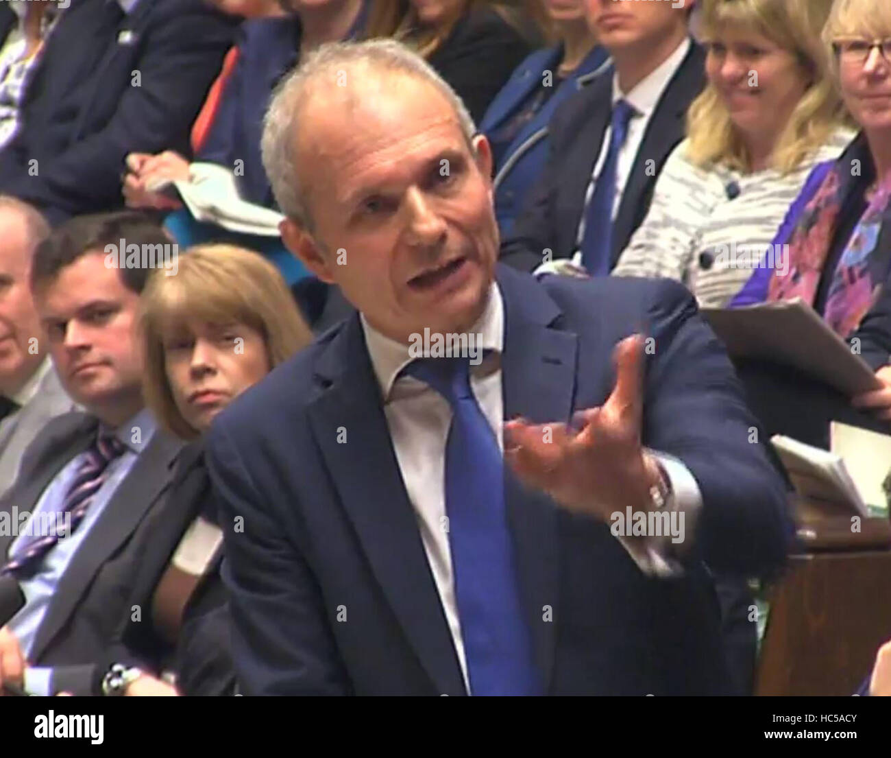 Leader of the House of Commons David Lidington speaks during Prime ...