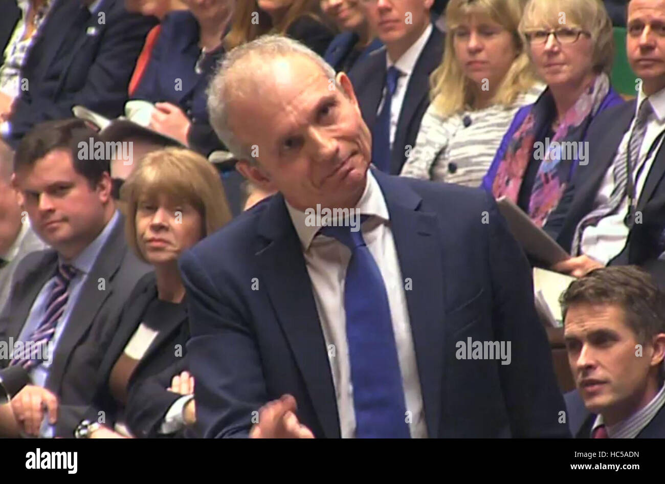 Leader of the House of Commons David Lidington speaks during Prime ...