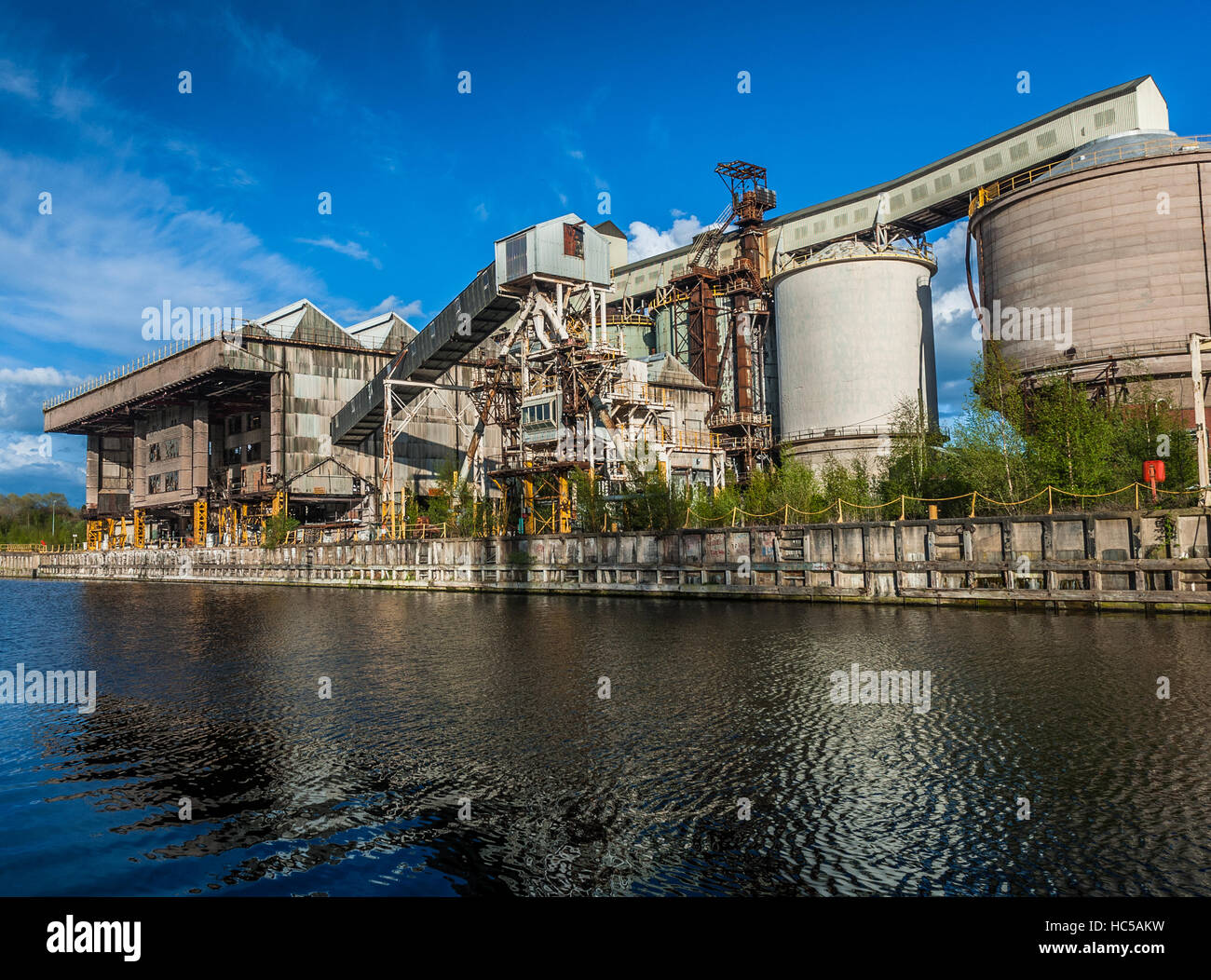 Industrial chemical plant that produced soda ash. Brunner Mond ...