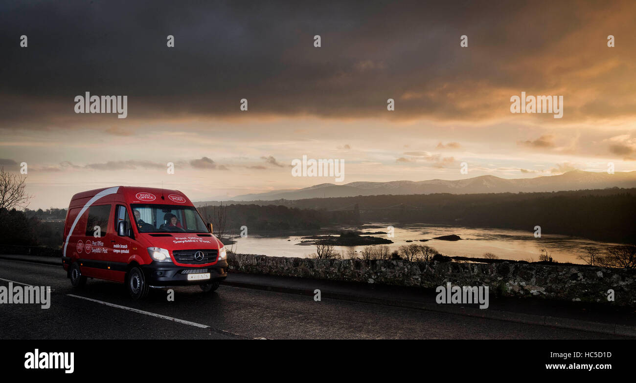 EDITORIAL USE ONLY Bangor Post Office postmaster, Brian Charlton ...