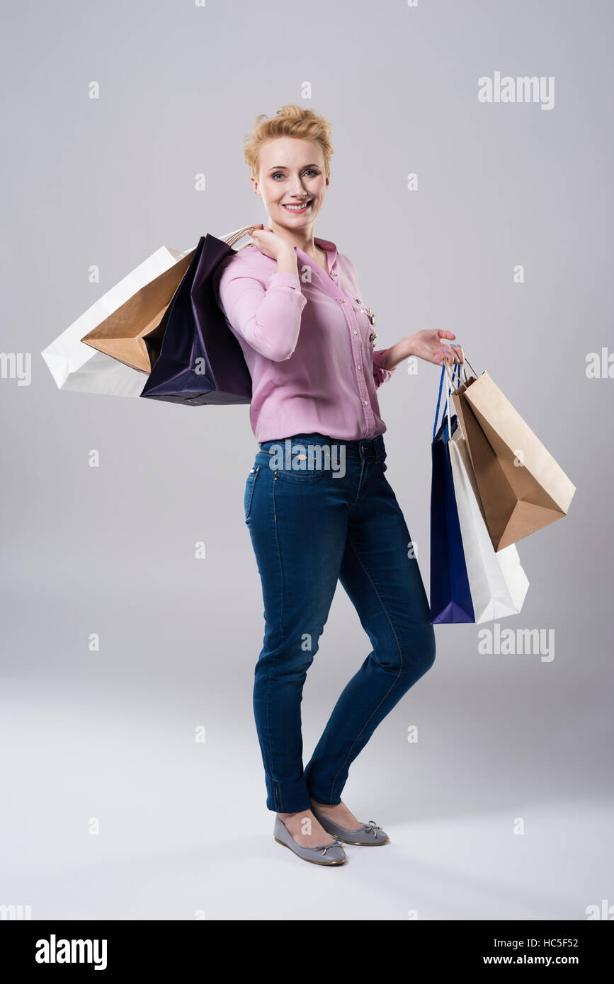 Good day to do shopping Stock Photo - Alamy