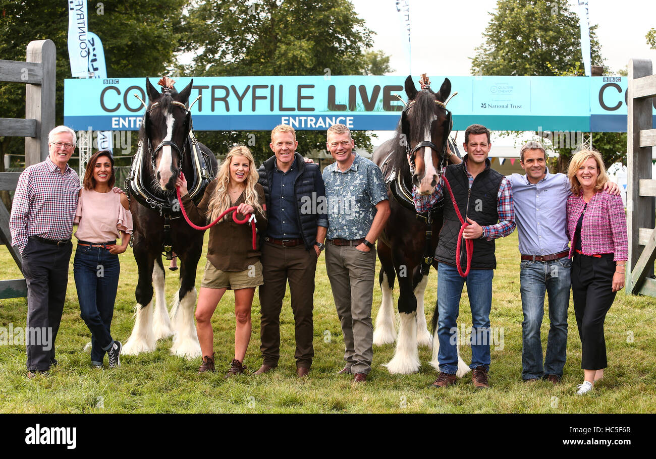 Countryfile presenters attend a photocall during Countryfile Live at ...