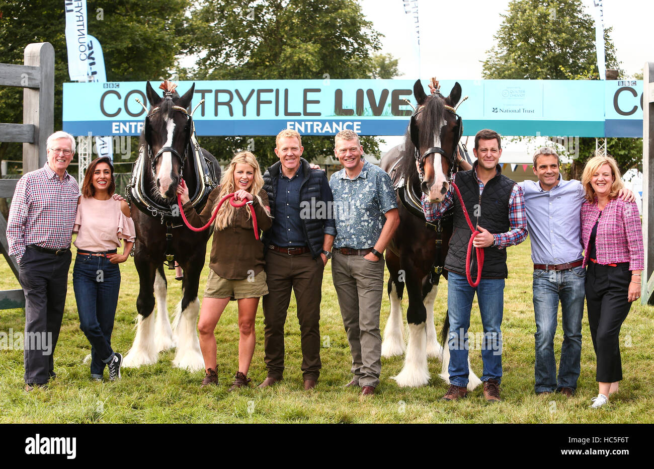Countryfile presenters attend a photocall during Countryfile Live at ...