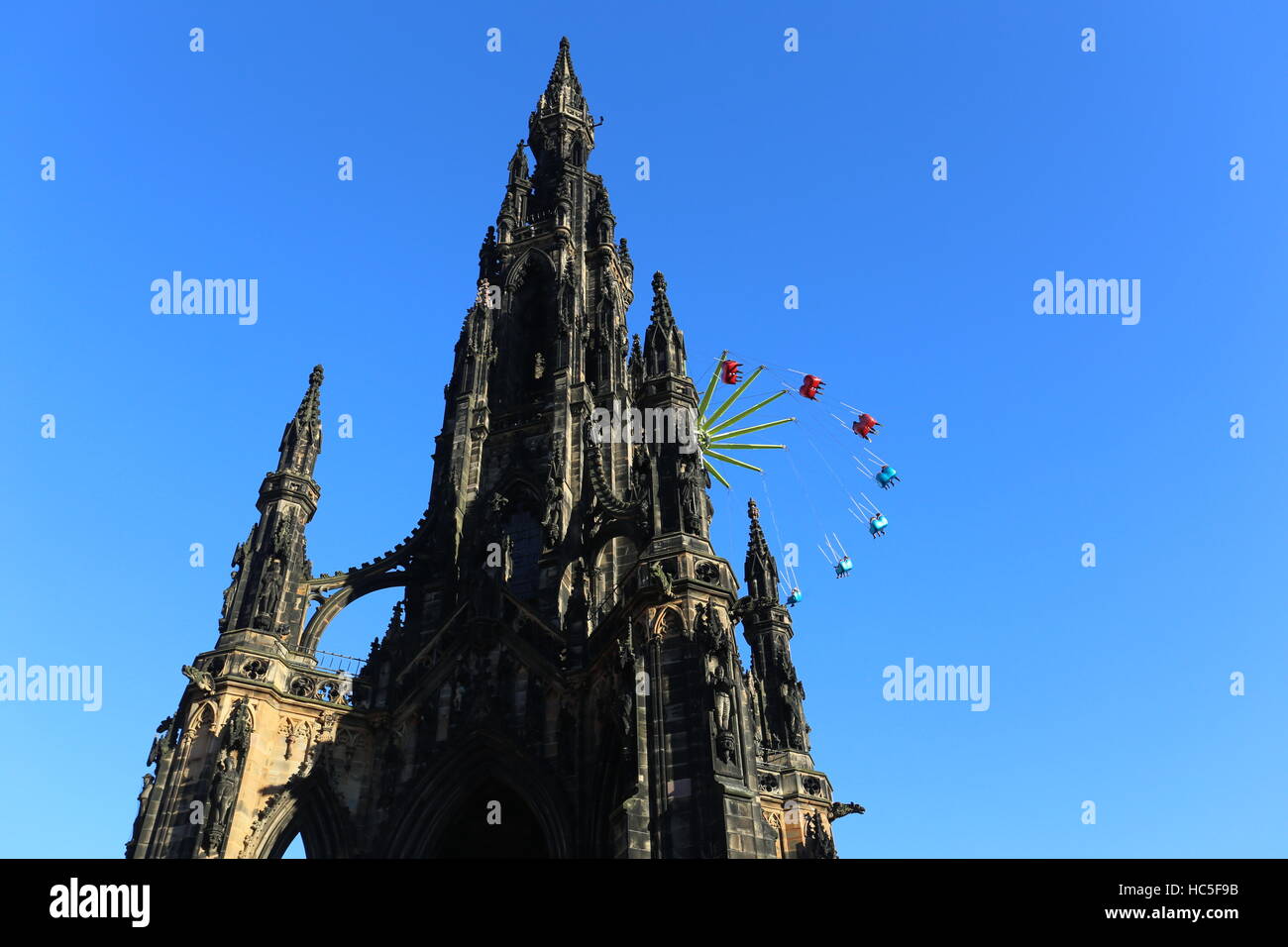 Star Flyer Ride Edinburgh Scotland High Resolution Stock Photography ...