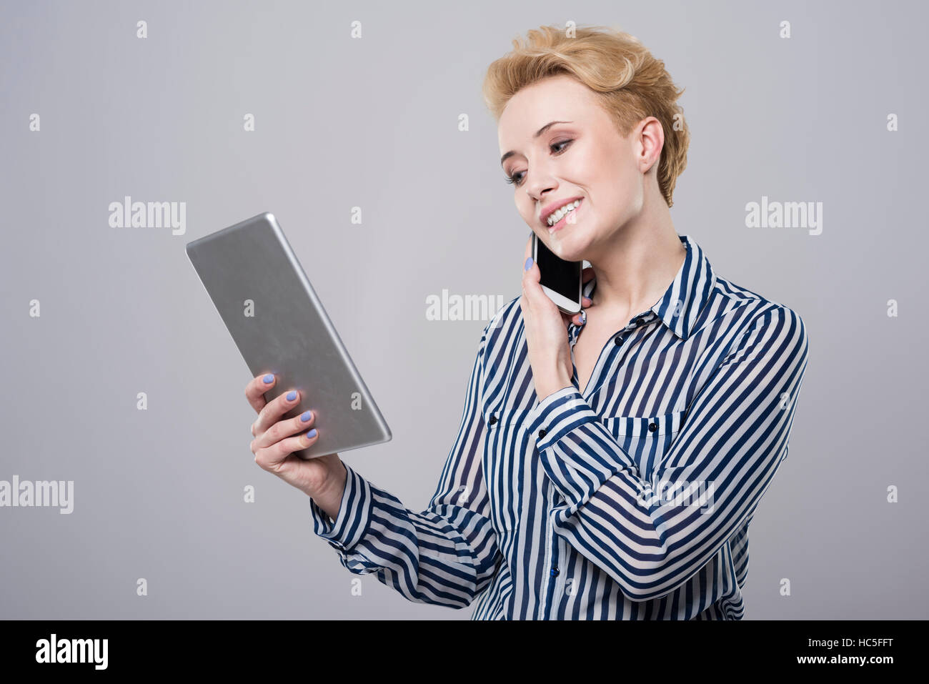 Busy day at work like everyday Stock Photo - Alamy