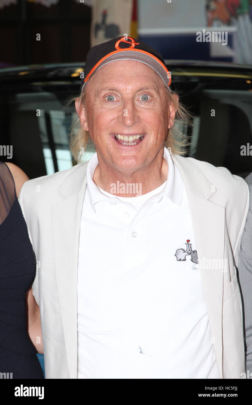 Comedian Otto Waalkes opening his new exhibition at Hamburg shopping ...