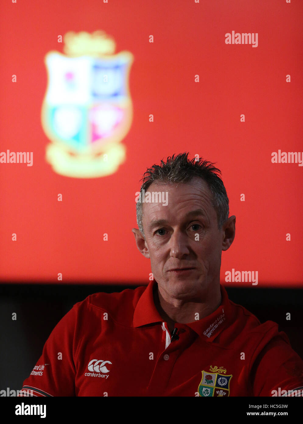 Rob Howley during a press conference to announce the 2017 British and ...