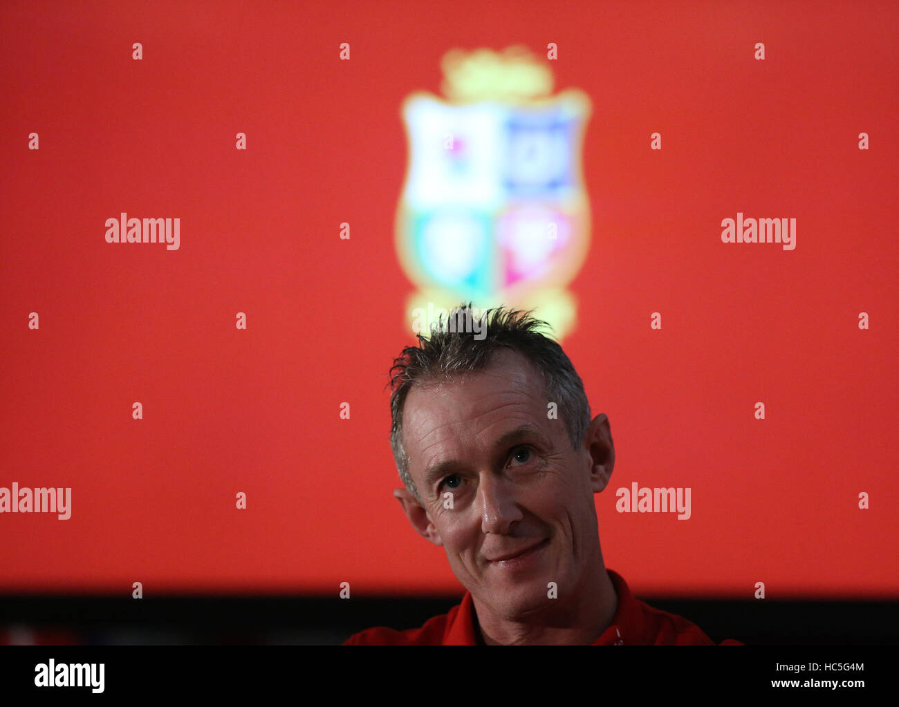 Rob Howley during a press conference to announce the 2017 British and ...