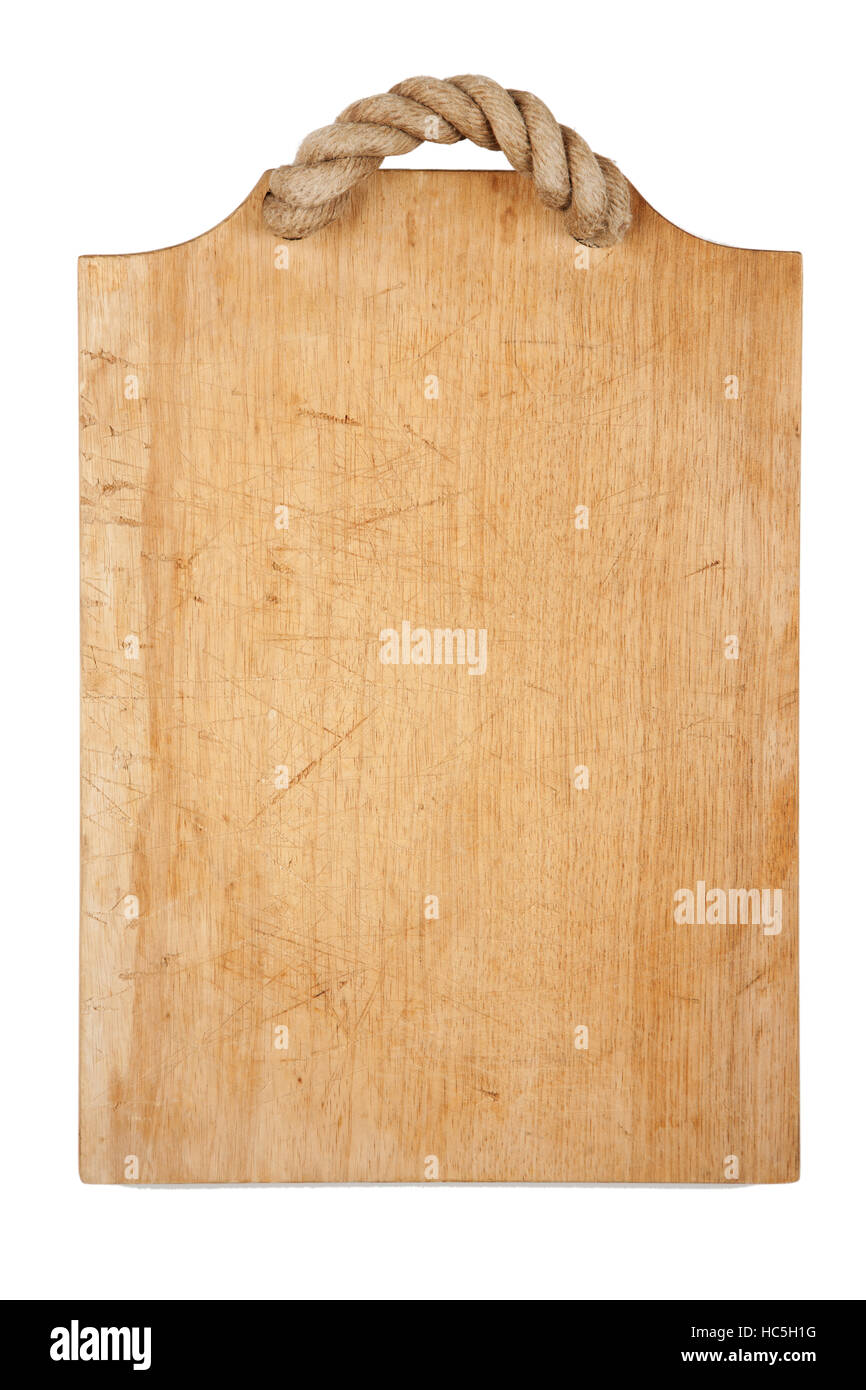 Wooden cutting board empty Cut Out Stock Images & Pictures - Alamy