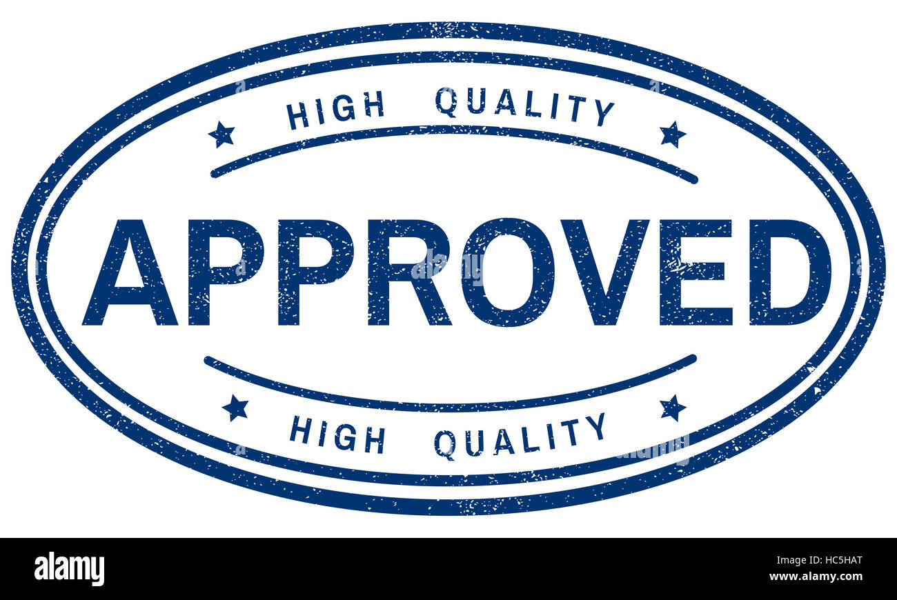 100% Approved Exclusive Guarantee Product Concept Stock Photo - Alamy