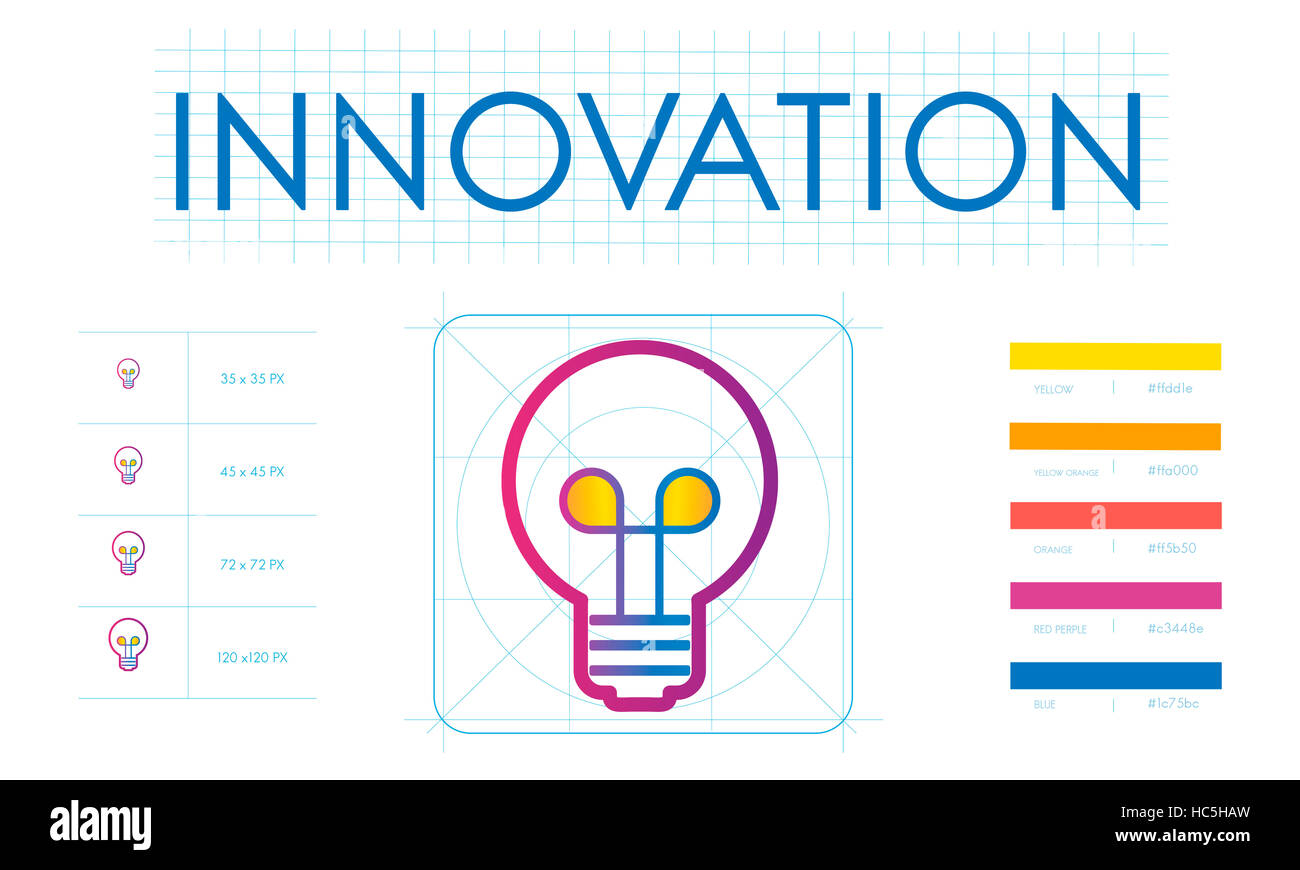 Branding Innovation Creative Inspire Concept Stock Photo - Alamy