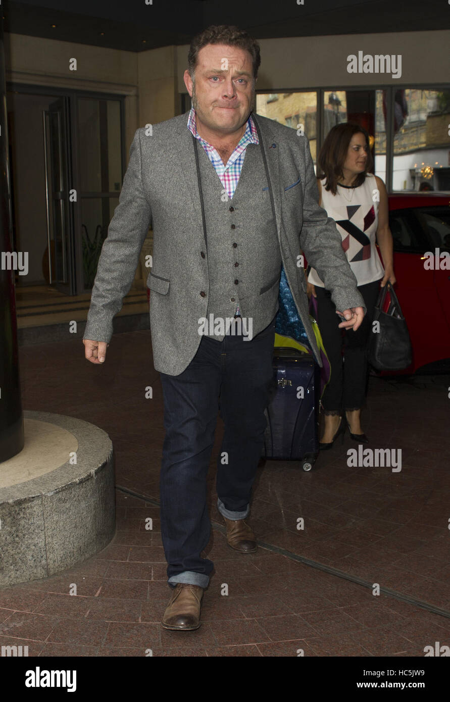 Cold Feet cast members seen leaving the Soho Hotel after the screening ...