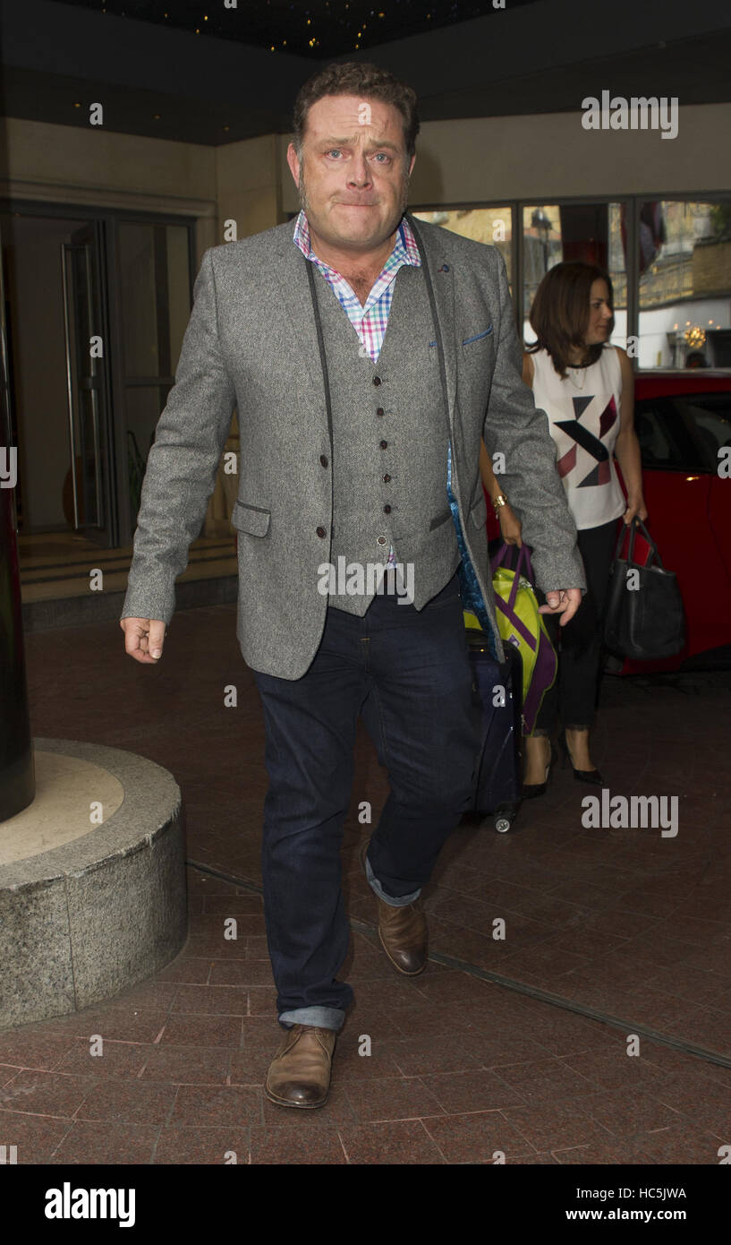 Cold Feet cast members seen leaving the Soho Hotel after the screening ...