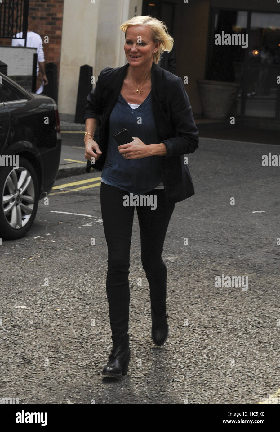 Cold Feet cast members seen leaving the Soho Hotel after the screening ...