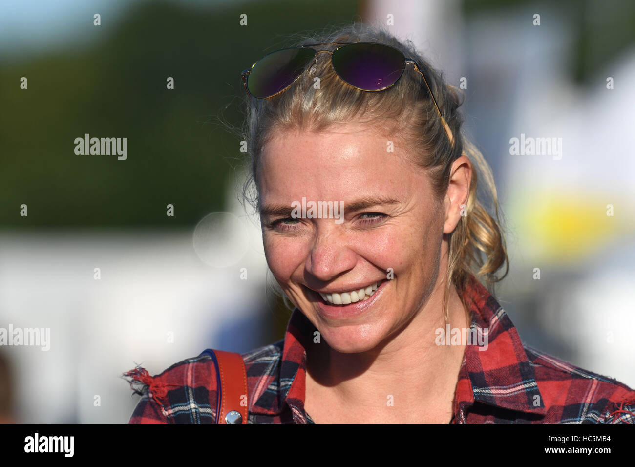 Model, race-car driver, and television personality Jodie Kidd attends ...