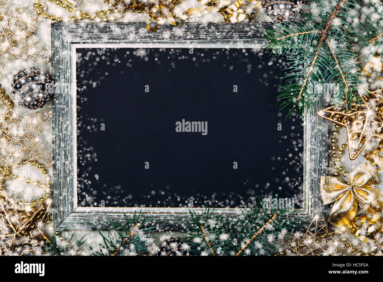 Mat Black Frame Background