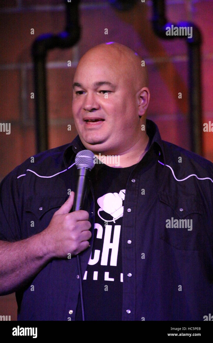 Robert Kelly performs stand up comedy at Punch Line Philly comedy club ...