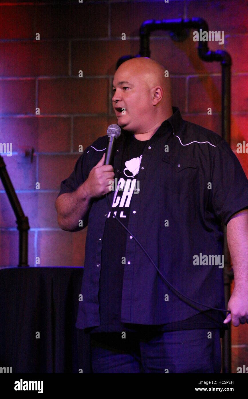 Robert Kelly performs stand up comedy at Punch Line Philly comedy club ...