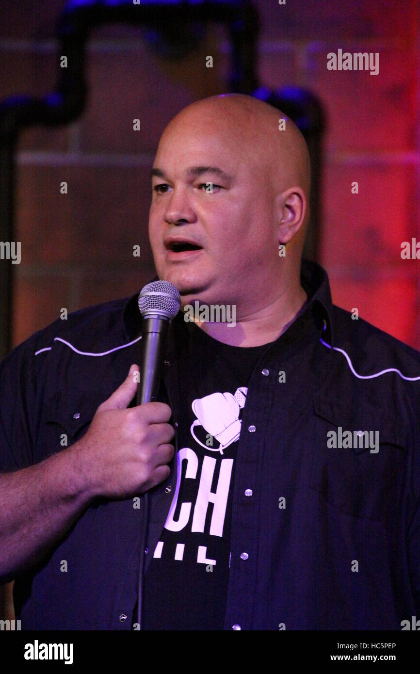 Robert Kelly performs stand up comedy at Punch Line Philly comedy club ...