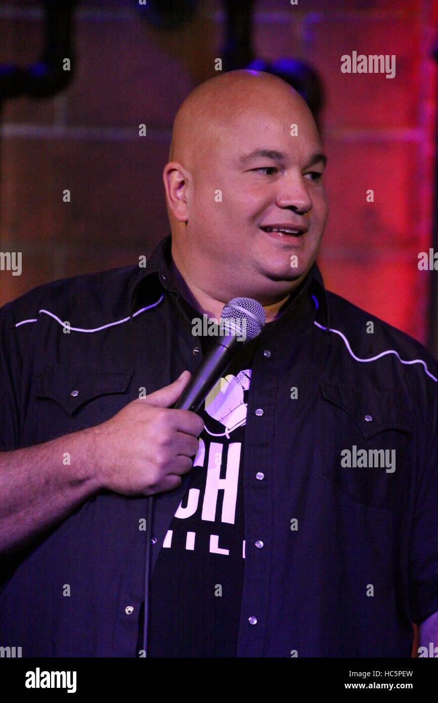 Robert Kelly performs stand up comedy at Punch Line Philly comedy club ...