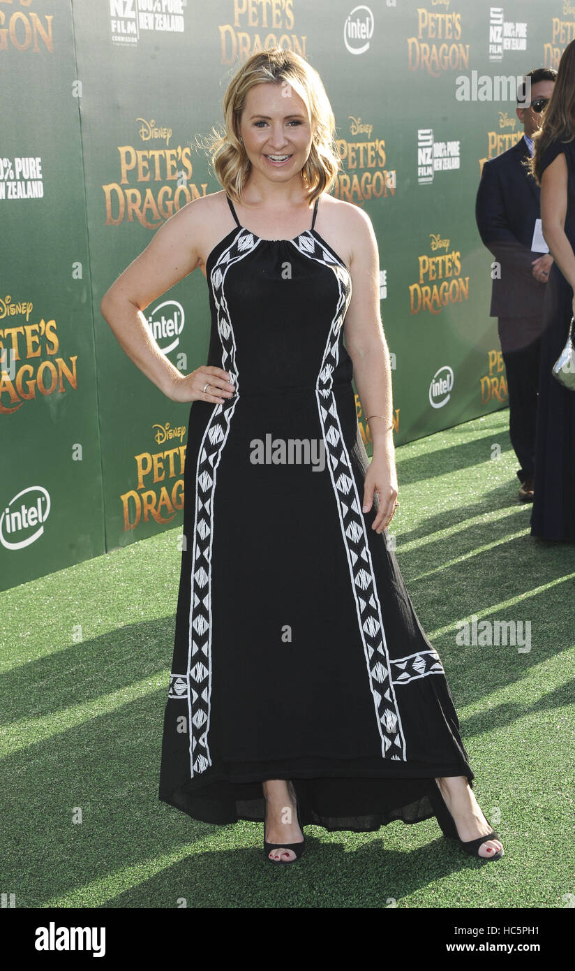 Film Premiere of Pete's Dragon Featuring: Beverley Mitchell Where: Los ...