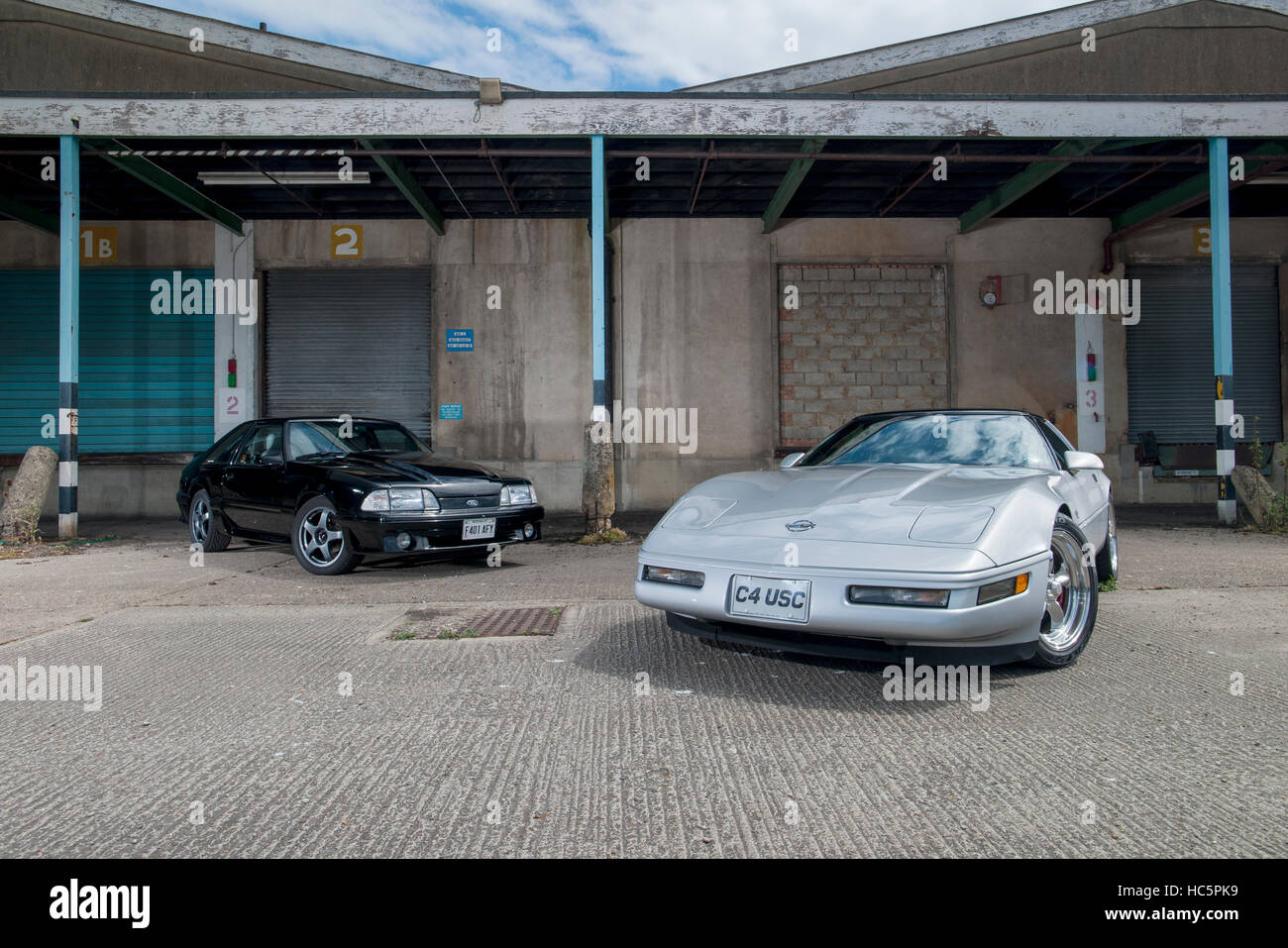 Rivals - Ford Mustang 'Fox' and C4 Corvette, 80s to 90s versions of the ...