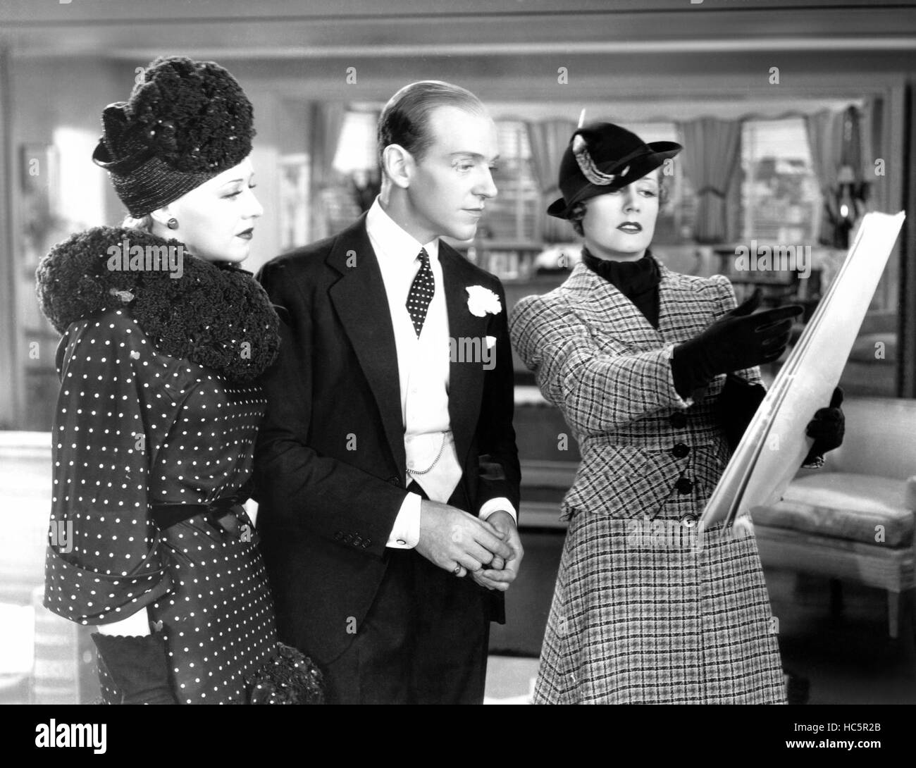 ROBERTA, from left: Ginger Rogers, Fred Astaire, Irene Dunne, 1935 ...