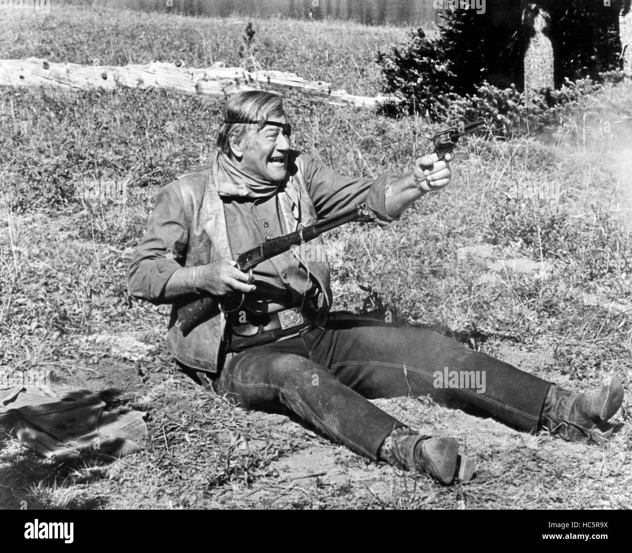 ROOSTER COGBURN, John Wayne, 1975 Stock Photo - Alamy