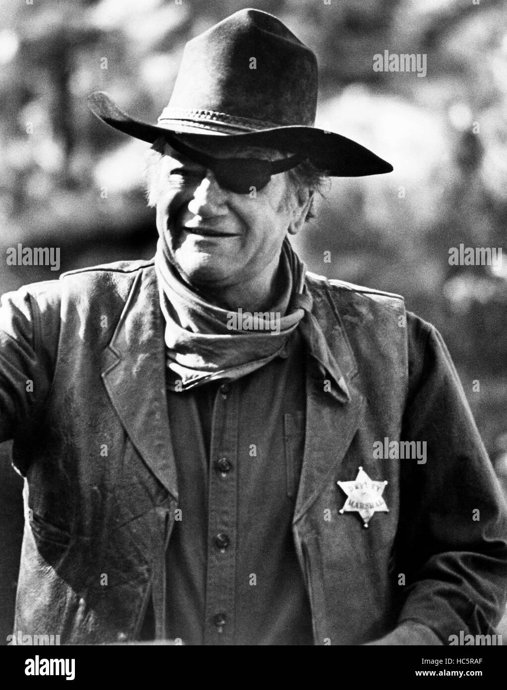 ROOSTER COGBURN, John Wayne, 1975 Stock Photo - Alamy