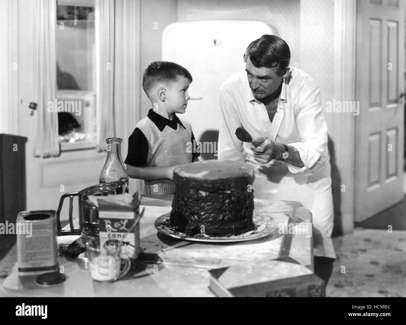 ROOM FOR ONE MORE, from left, George Winslow, Cary Grant, 1952 Stock ...