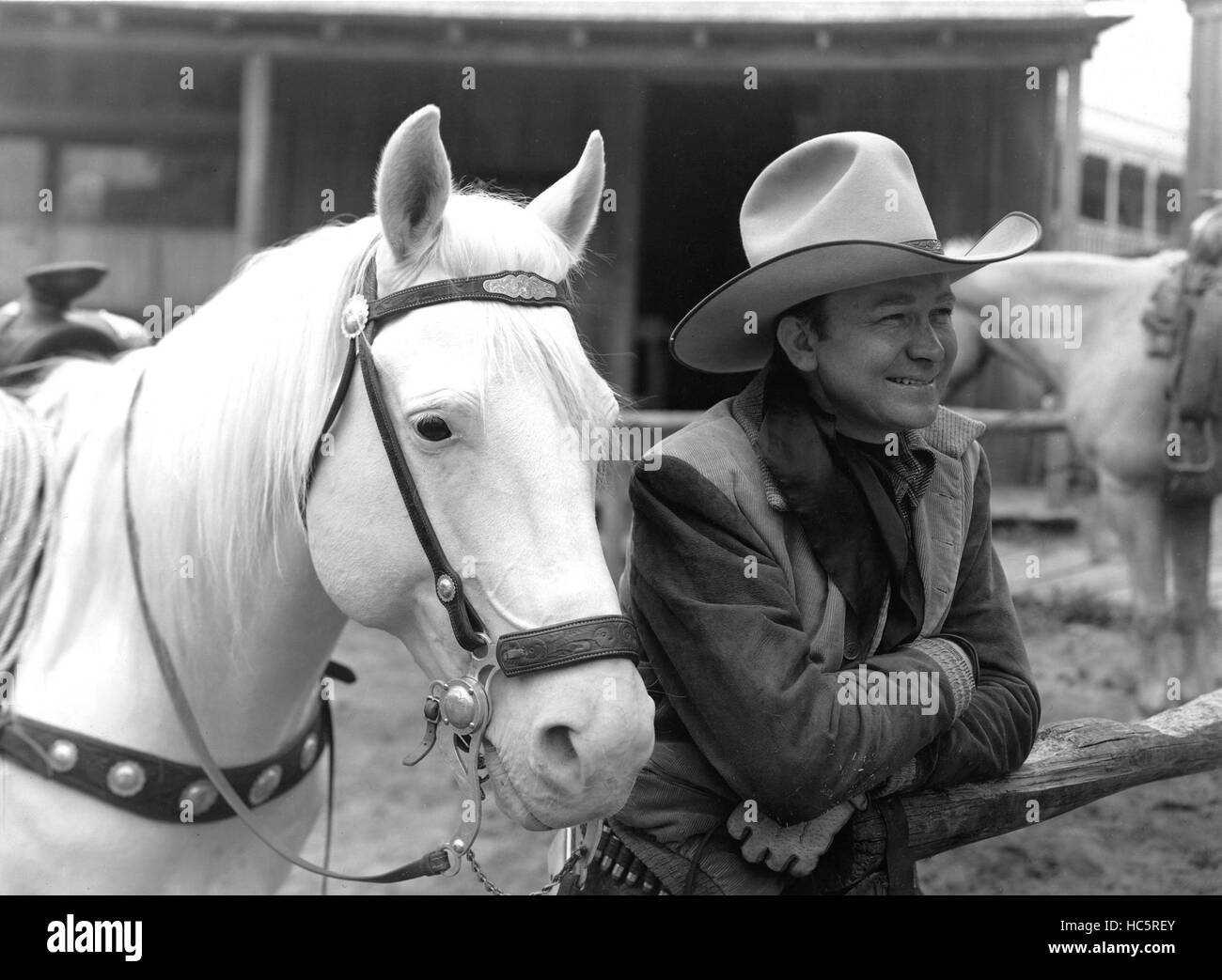 ROARING FRONTIERS, White Flash, Tex Ritter, 1941 Stock Photo - Alamy