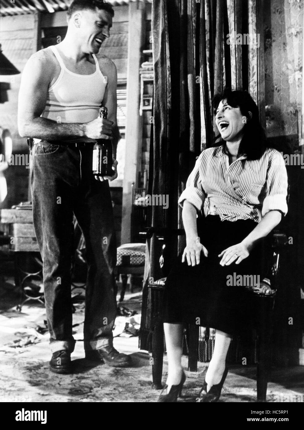 THE ROSE TATTOO, from left, Burt Lancaster, Anna Magnani, 1955 Stock ...