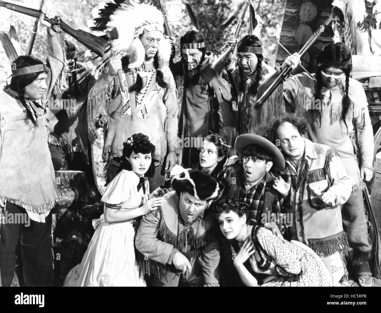 ROCKIN' THRU THE ROCKIES, Dick Curtis, Lorna Gray, Curly Howard ...