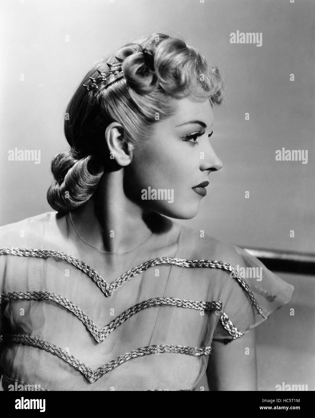 ROAD TO SINGAPORE, Judith Barrett, displaying a particularly ...