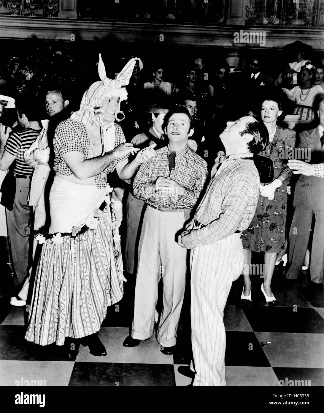 ROAD TO RIO, front from left: Bob Hope, Harry Wiere, Sylvester Wiere on ...