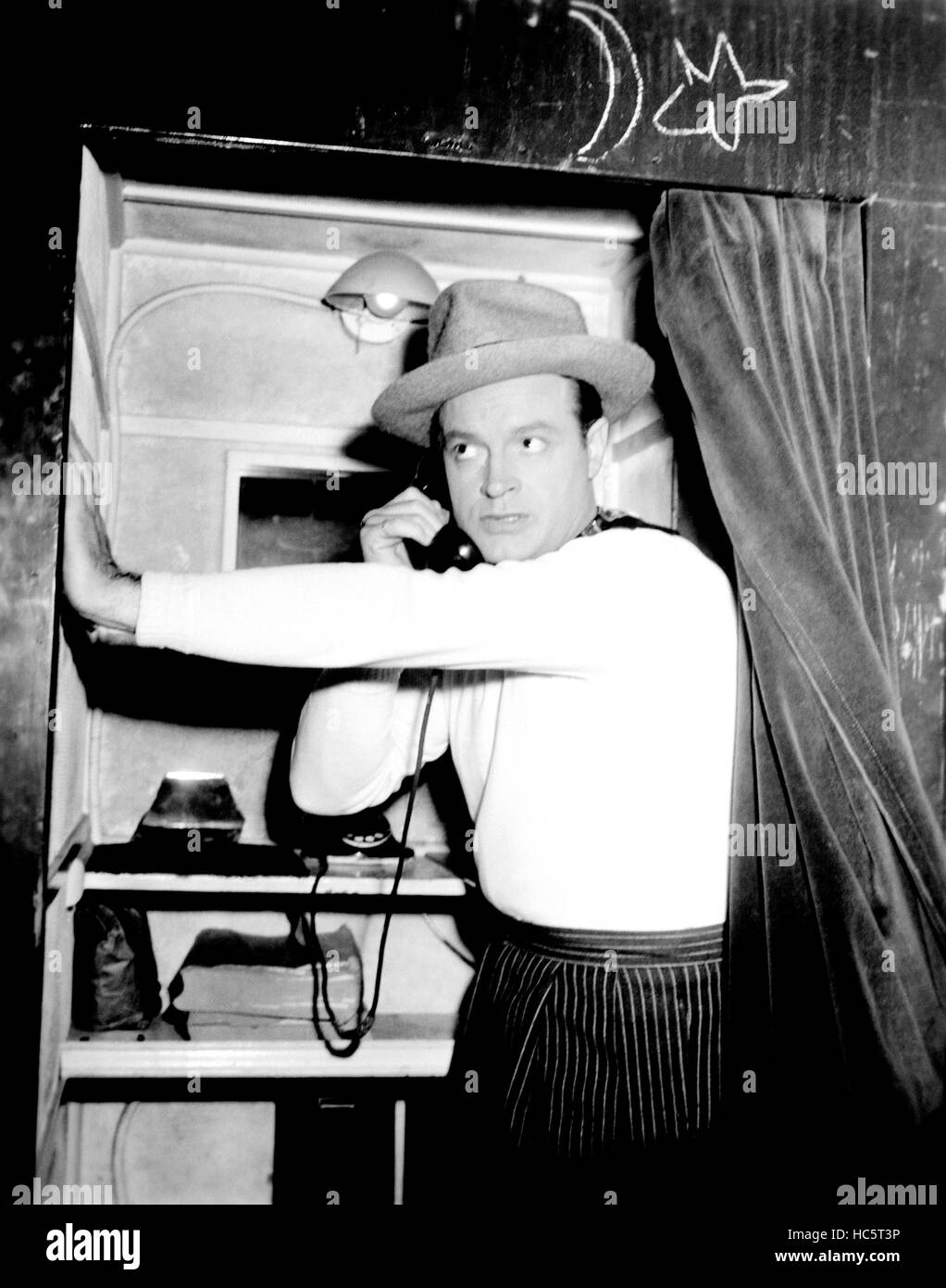 ROAD TO RIO, Bob Hope, getting a phone call on-set, 1947 Stock Photo - Alamy