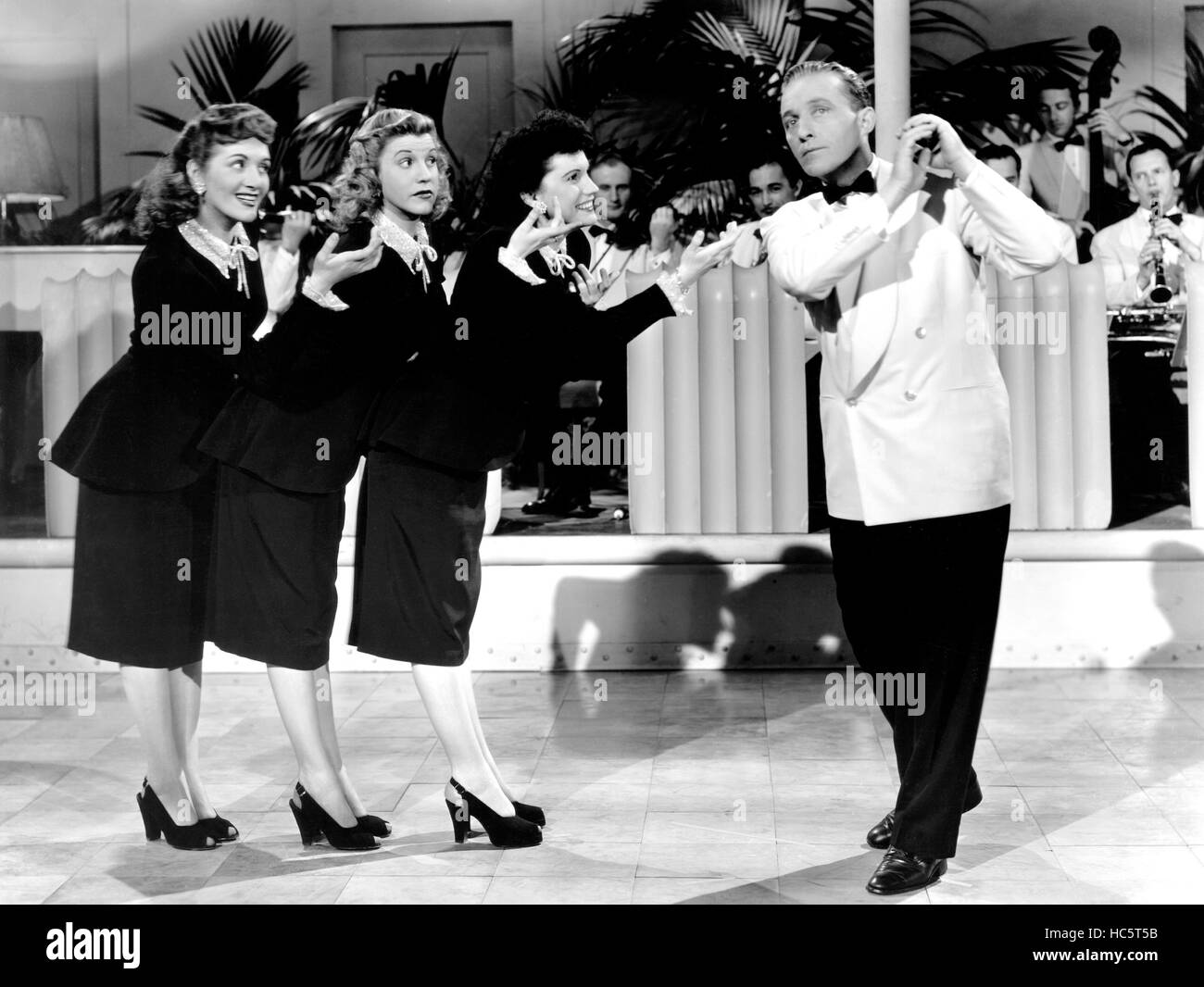 ROAD TO RIO, from left, Laverne Andrews, Patty Andrews, Maxene Andrews ...