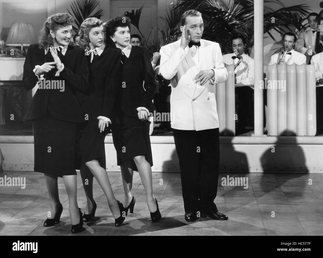 ROAD TO RIO, from left, Laverne Andrews, Patty Andrews, Maxene Andrews ...